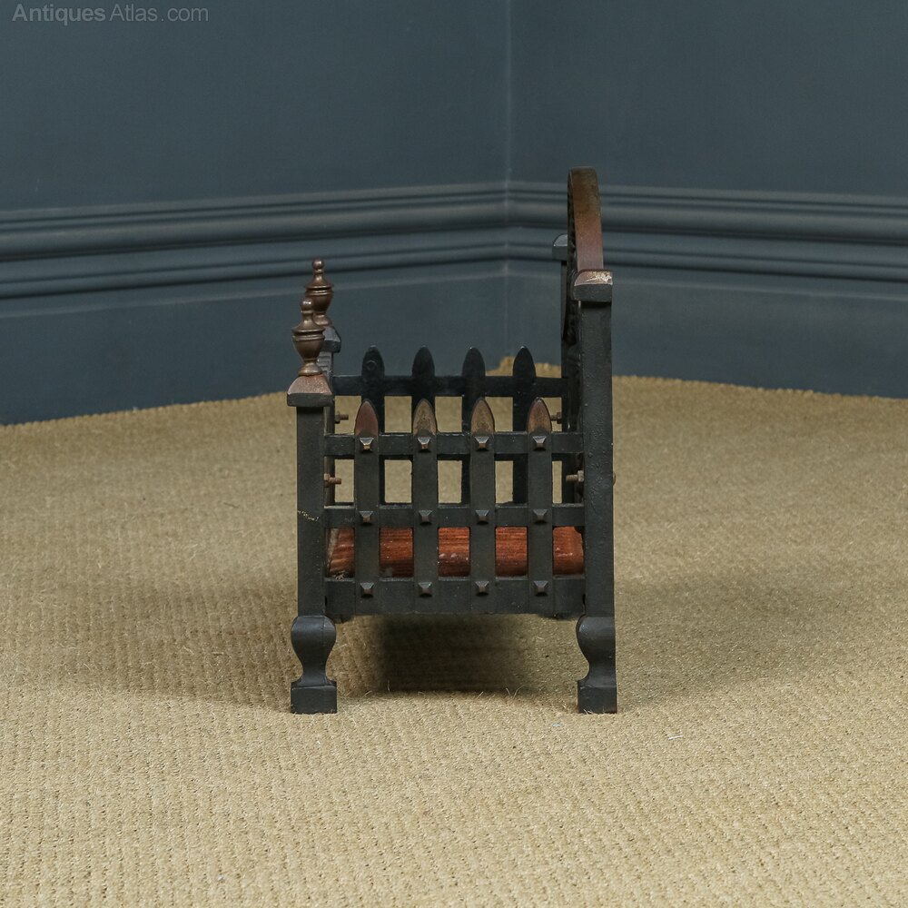 Antiques Atlas - Antique English C18th Cast Iron Open Fire Grate ...