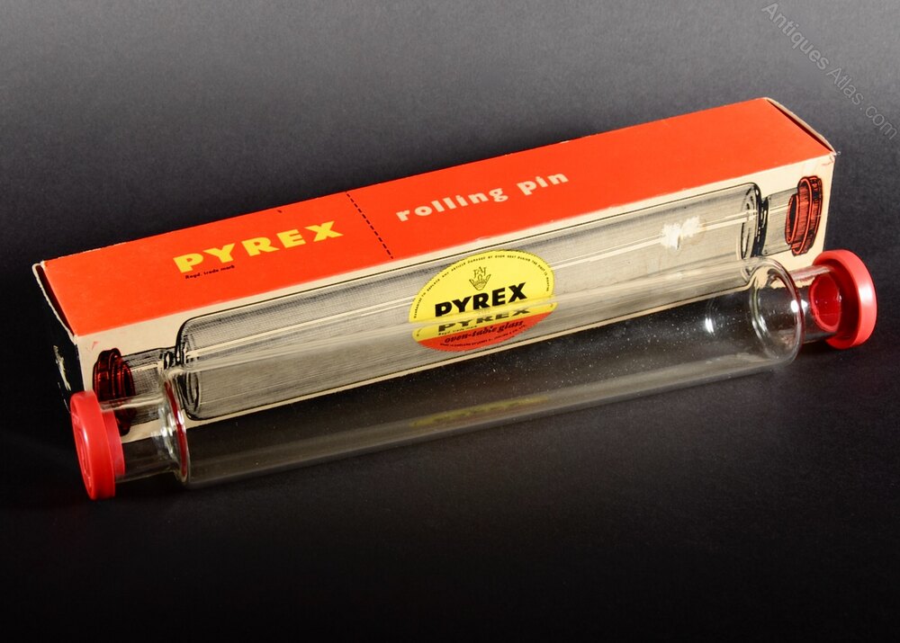Antiques Atlas - Vintage Pyrex Glass Rolling Pin as645a1432 / YAK1634/9467